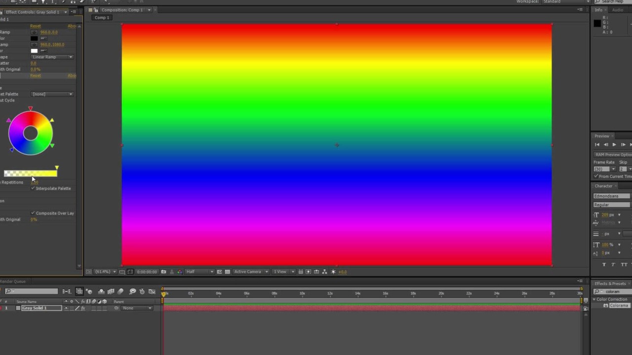 Хорошие Лекции - Эффект Colorama. After Effects